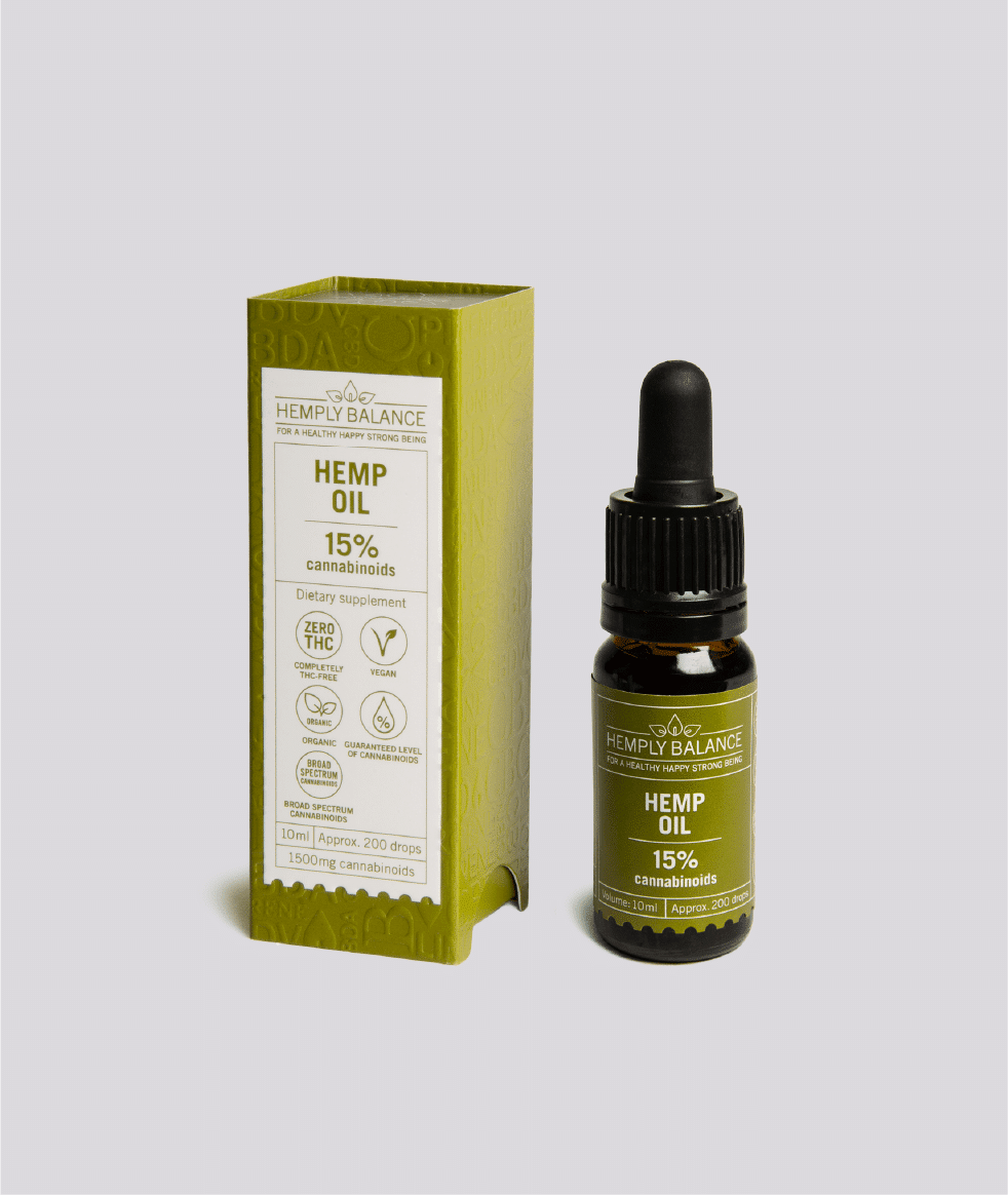 Hemply Balance - CBD Hemp Oil 15% 1,500mg cannabinoids
